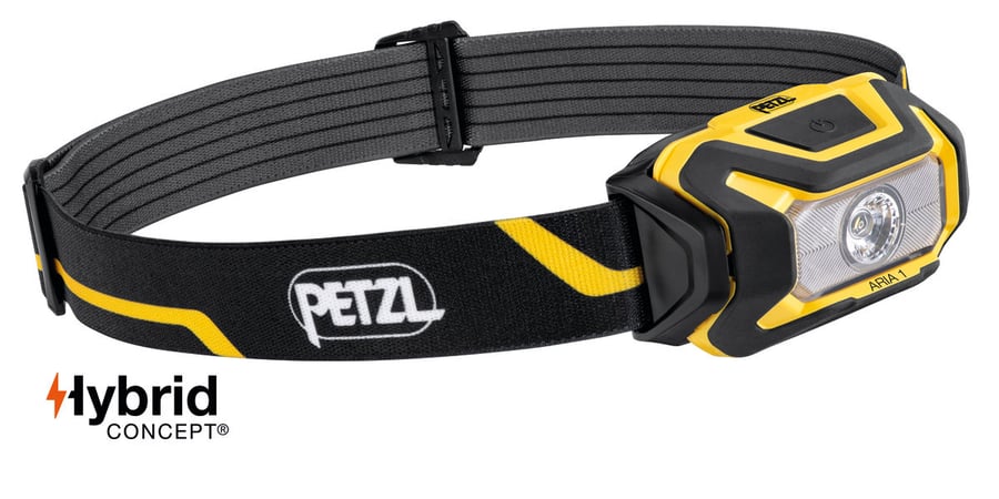 PETZL Czołówka Aria 1 yellow/black 350 lm | outdoorzy.pl